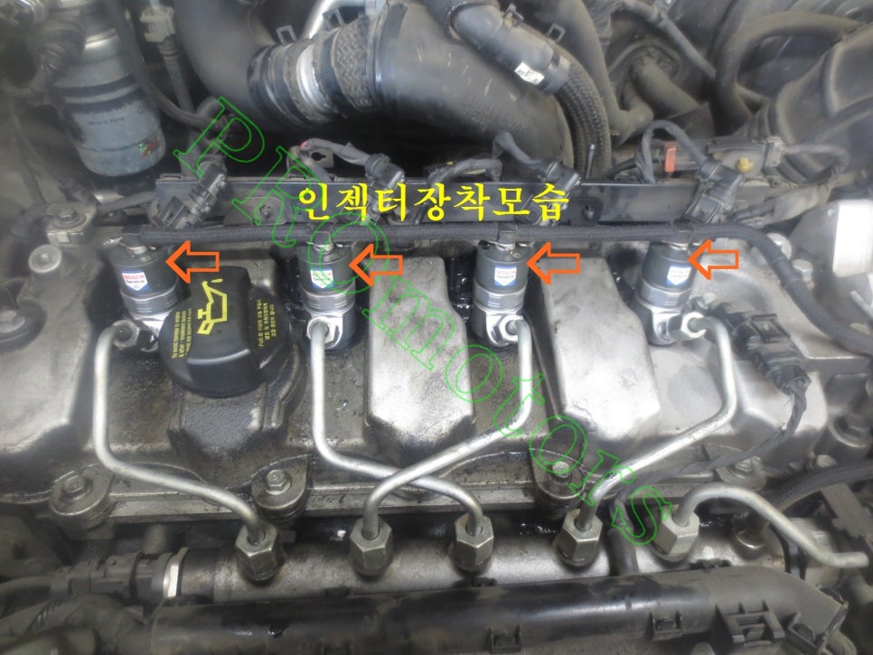 싼타페cm 엔진부조 인젝터교환 Afs센서 냉간시엔진찜바 디젤차엔진부조 Egr 커먼레일엔진정비 철원카센타 흡입공기량센서 엔진찜바