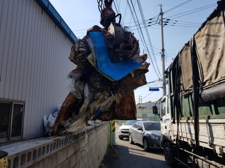 경남 양산시 산막공단 제조공장내 폐기물 파지 고철 폐드럼통 폐파렛트 수거처리작업 네이버 블로그