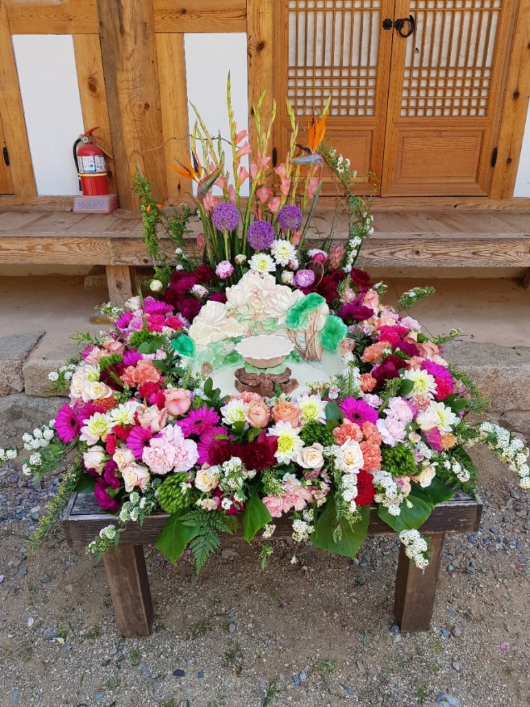 부처님오신날관욕대꽃꽂이불교꽃꽂이절꽃꽂이석가탄신일 네이버 블로그