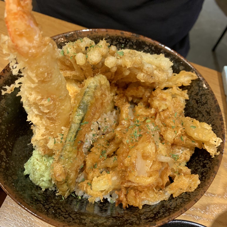 고덕 래미안 힐스테이트 상가 텐동 맛집 고니지니에서 첫 텐동 도전 ๑ ᴗ ๑ : 네이버 블로그