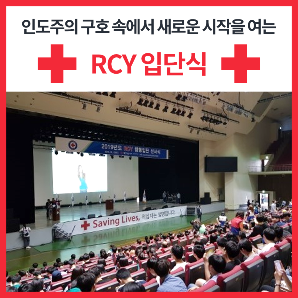인도주의 구호 속에서 새로운 시작을 여는 RCY 입단식! : 네이버 블로그