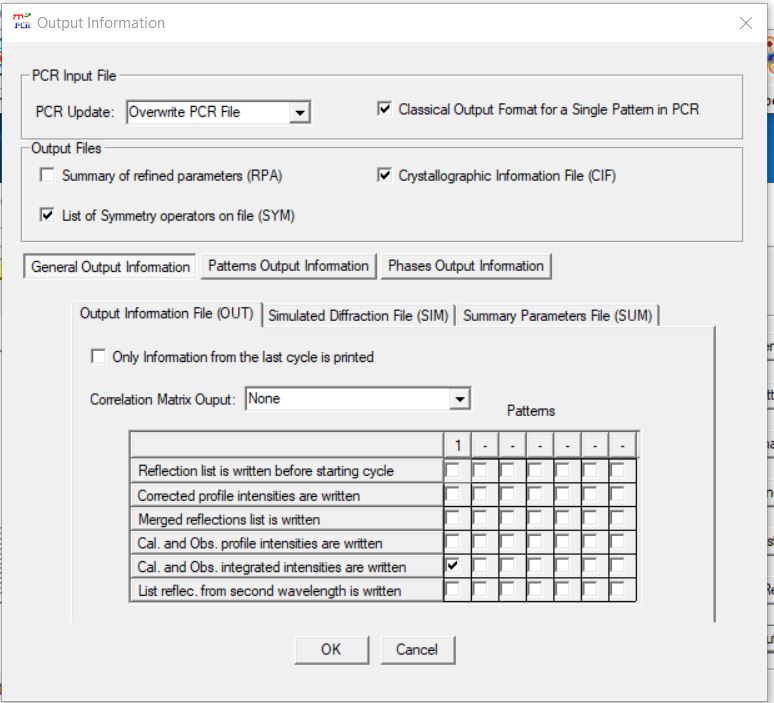Fullprof 이용하여 XRD refinement 하기 (cif파일 이용) : 네이버 블로그