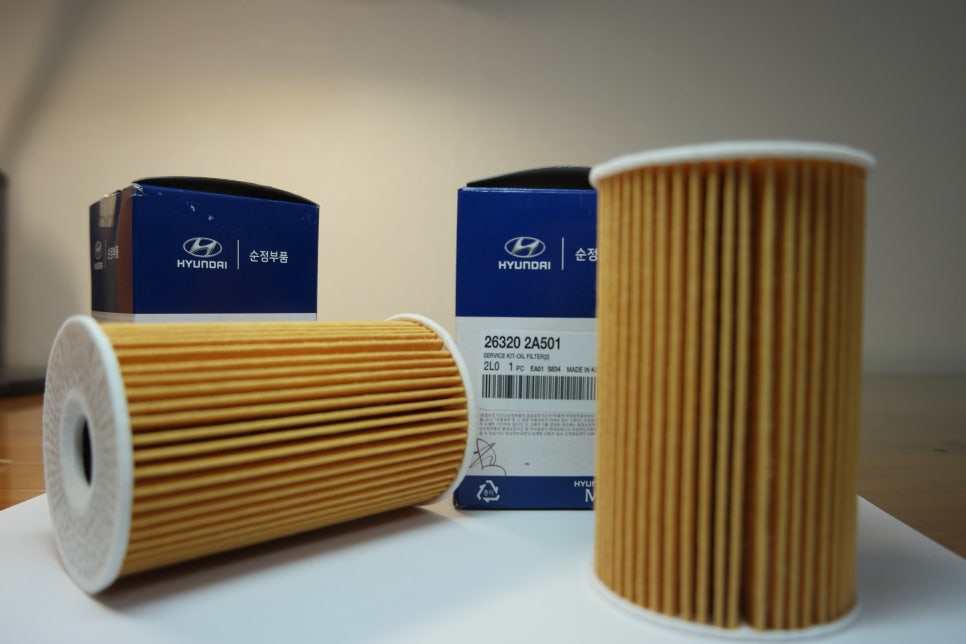 U2엔진오일필터 26320-2A500 개선품 26320-2A501 비교해보기 (아반떼디젤) : 네이버 블로그