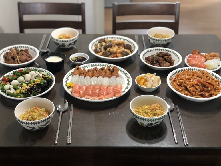 홈파티 음식 쉽게 준비하기 좋은 엘타워 디오디아 아이쿡 출장뷔페집들이 음식 네이버 블로그