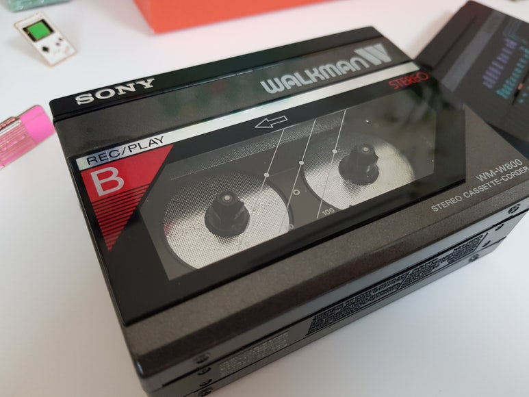 레트로 기기 소니 세계최초 더블데크 워크맨 SONY WM-W800 카세트 테이프 플레이어 : 네이버 블로그