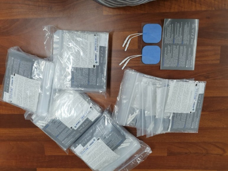접착식패드fes패드저주파패드를 일산병원 재활치료실에 납품하였습니다 네이버 블로그