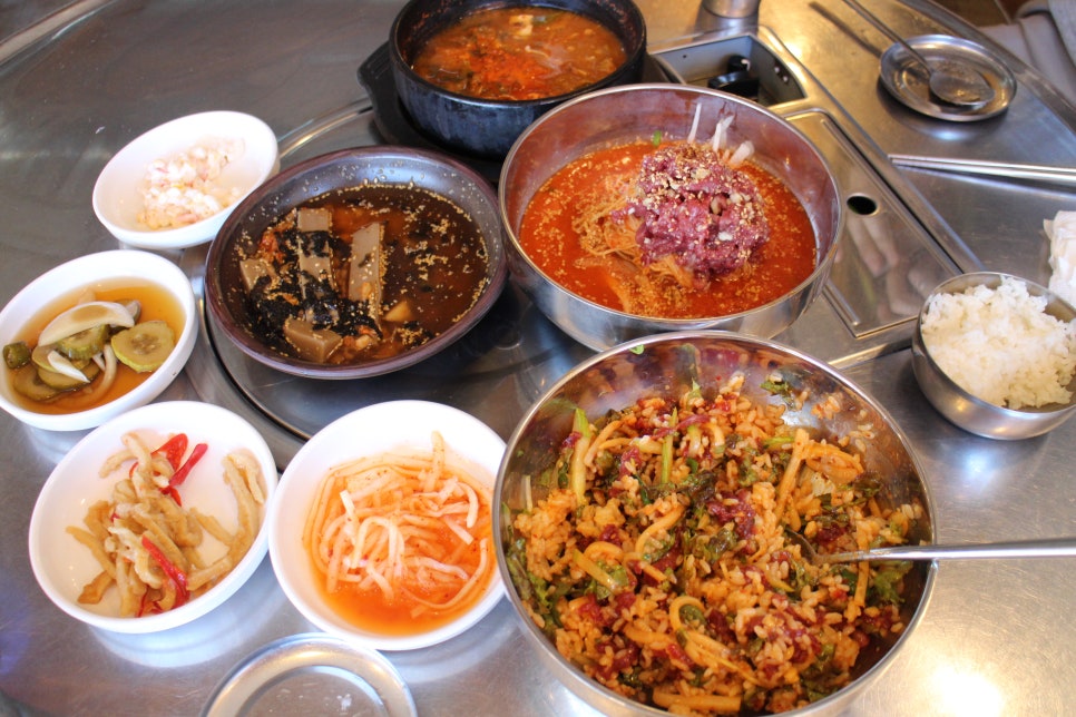 동해 천곡동 맛집 열이네식육식당 육회물회 후기 네이버 블로그