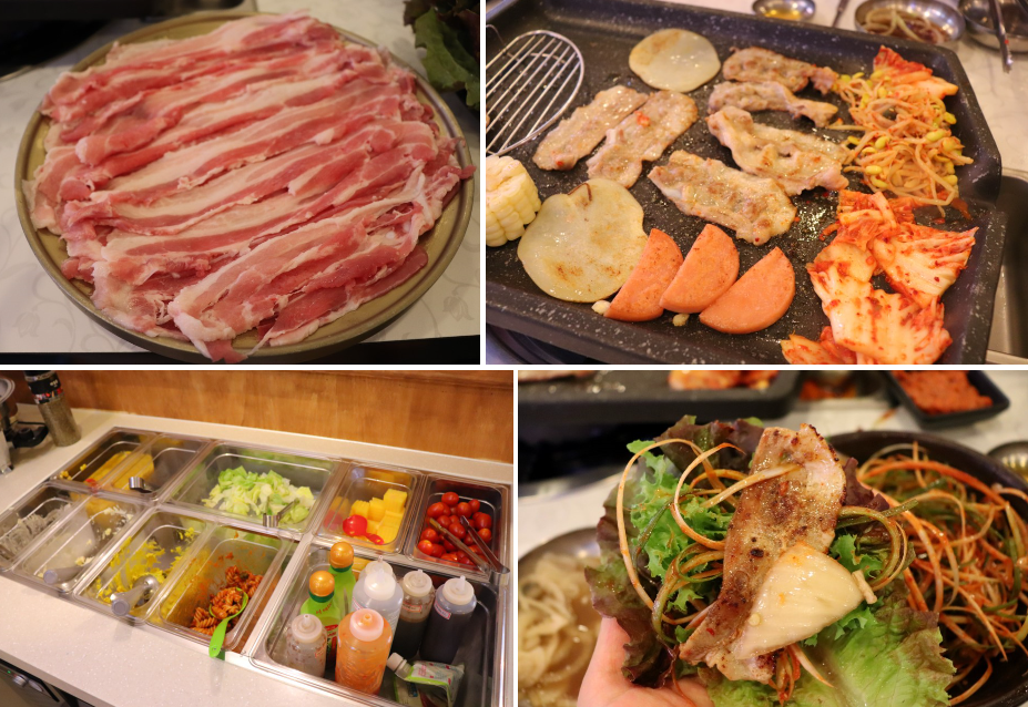 울산 대패삼겹살 달동 고기집 50가지 셀프바 얼리지 않은 윤이네 생대패 네이버 블로그