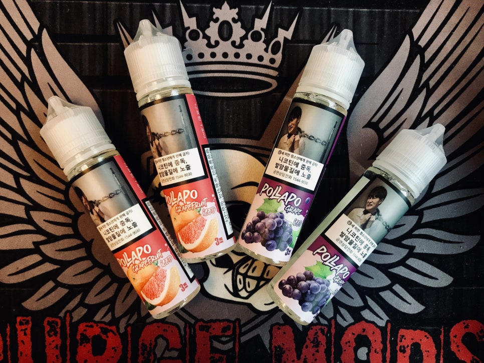 POLLAPO GRAPE , GRAPEFRUIT / 폴라포 - 아이스포도 , 아이스자몽 액상 !! / 서초전자담배 스타베이프 ...