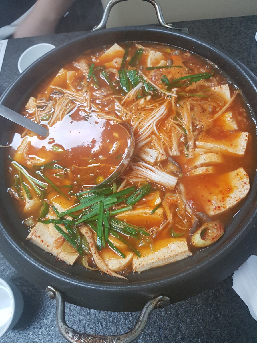 원주두부맛집 송정두부촌에서 직접만든 두부로 두부전골 네이버 블로그