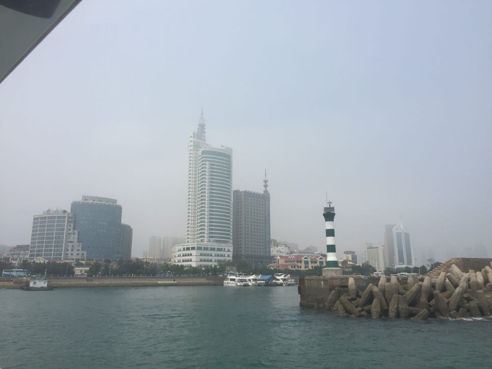중국여행 칭다오 청도 잔교가다 낚여서 유람선 호객행위 당한 스토리 네이버 블로그