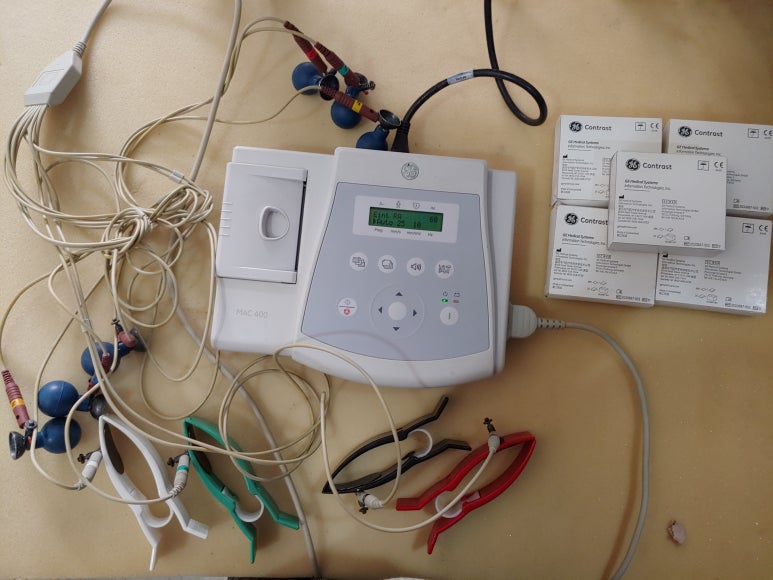 GE MAC400 심전계 / 심전도측정기 : 네이버 블로그