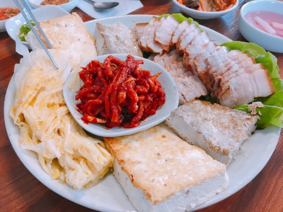 웅골손두부 이천 여주 일죽 안성 호국원 테르메덴 근처 맛집 보쌈까지 맛있다 후기 메뉴판 위치 네이버 블로그