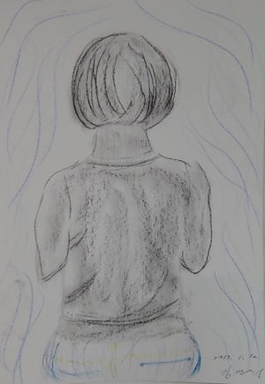 [오른쪽두뇌로 그림 그리기]뒷모습 그리기 : 네이버 블로그