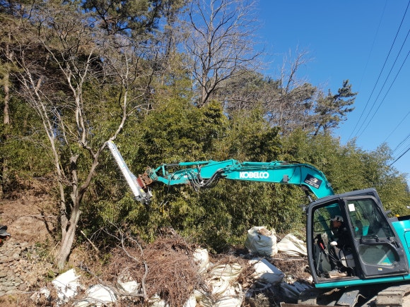 ☎♪도로변 나뭇가지나무가지 제거 대나무 자르기 제거 잡목제거 보도블럭 제초 작업 잡초제거 네이버 블로그
