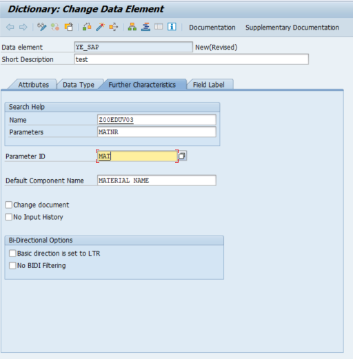 [SAP ABAP] Data Element : 네이버 블로그