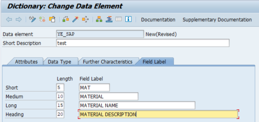 [SAP ABAP] Data Element : 네이버 블로그