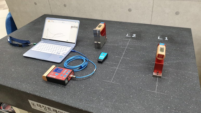 평행도 측정 방법 Bluesystem Sigma 전자수준기 시스템 네이버 블로그