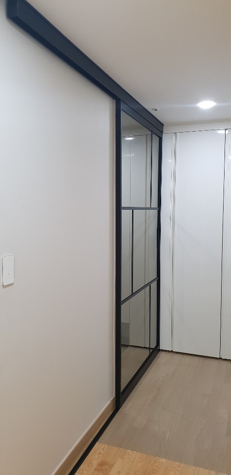 천안중문아산중문 성성동 레이크푸르지오 현관중문 반자동슬라이딩도어 By시원테크 네이버 블로그