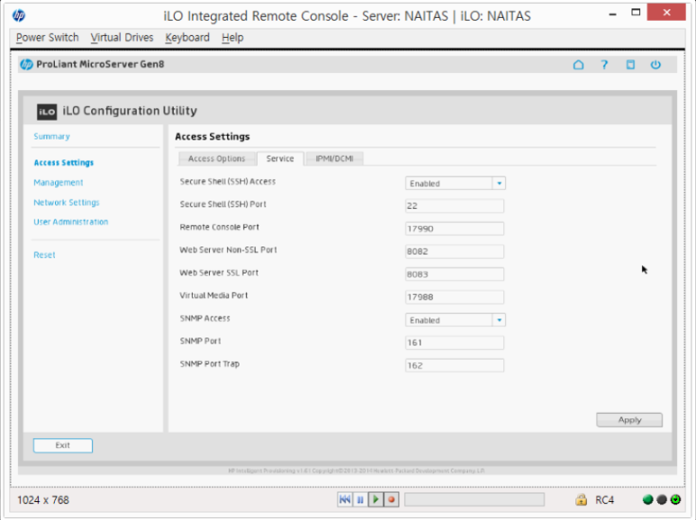HP Proliant iLO 설정 및 사용 방법 : 네이버 블로그
