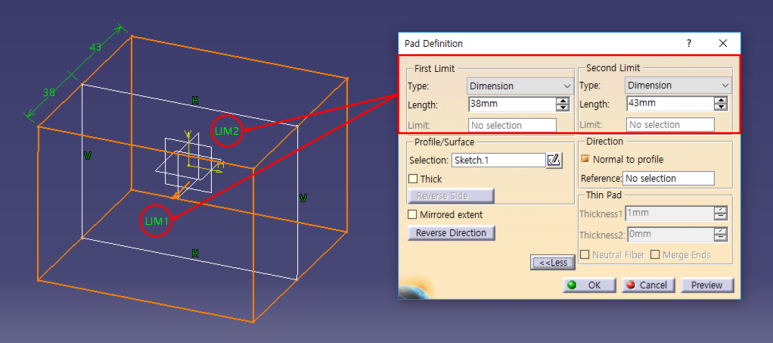 카티아, 패드 포켓 사용 방법 (CATIA, PAD POCKET 사용법) : 네이버 블로그