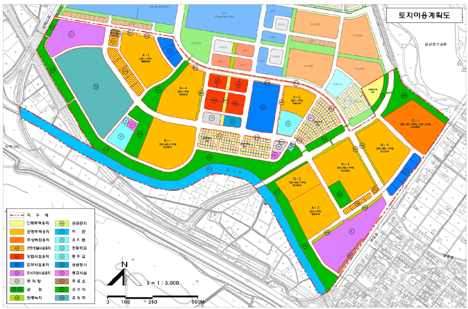 [공유]장항 공공 주택 지구 토지이용계획도 : 네이버 블로그