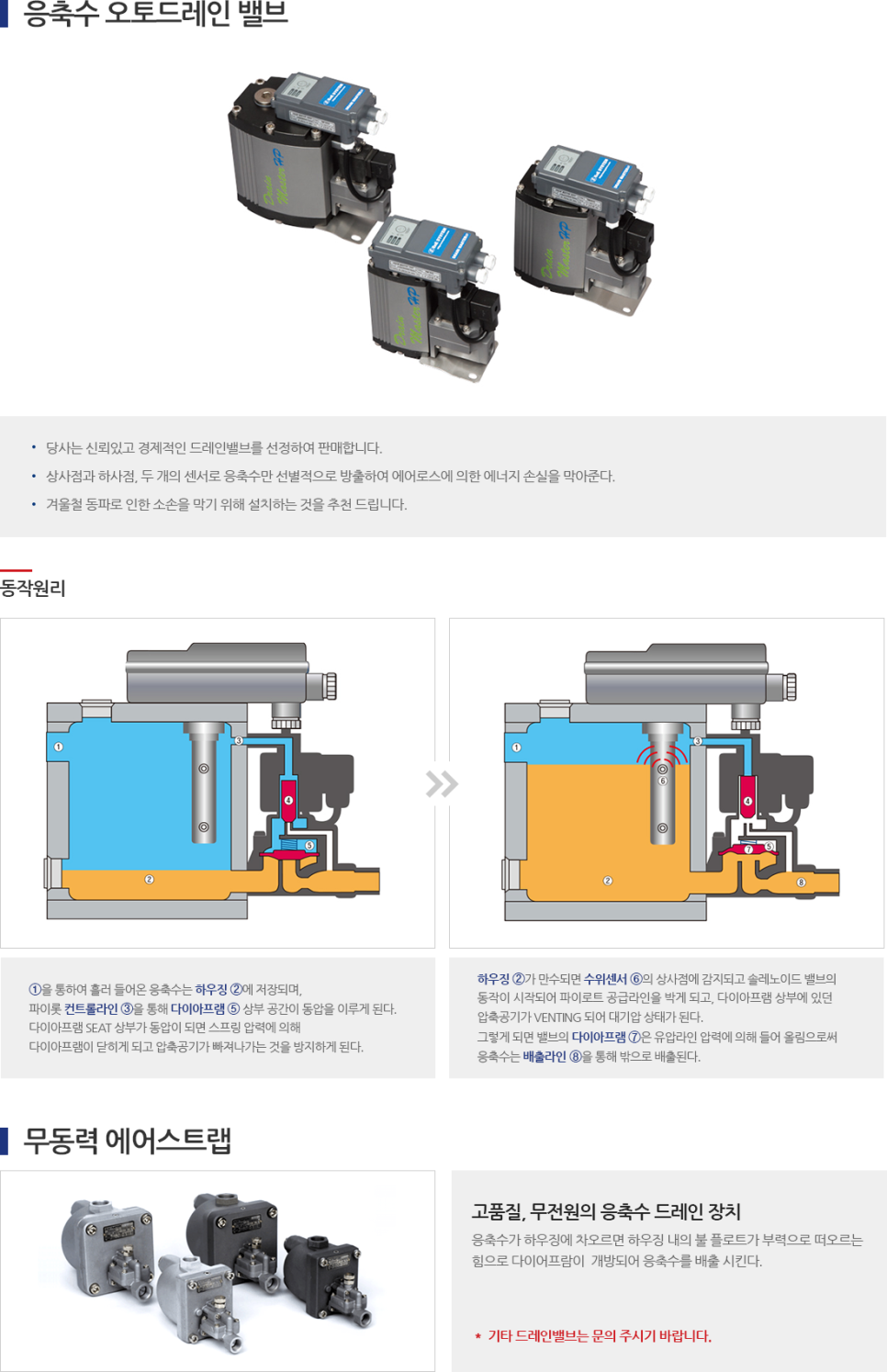 ★응축수 유수분리기 에어필터 오토드레인 원리관리 ★ 네이버 블로그