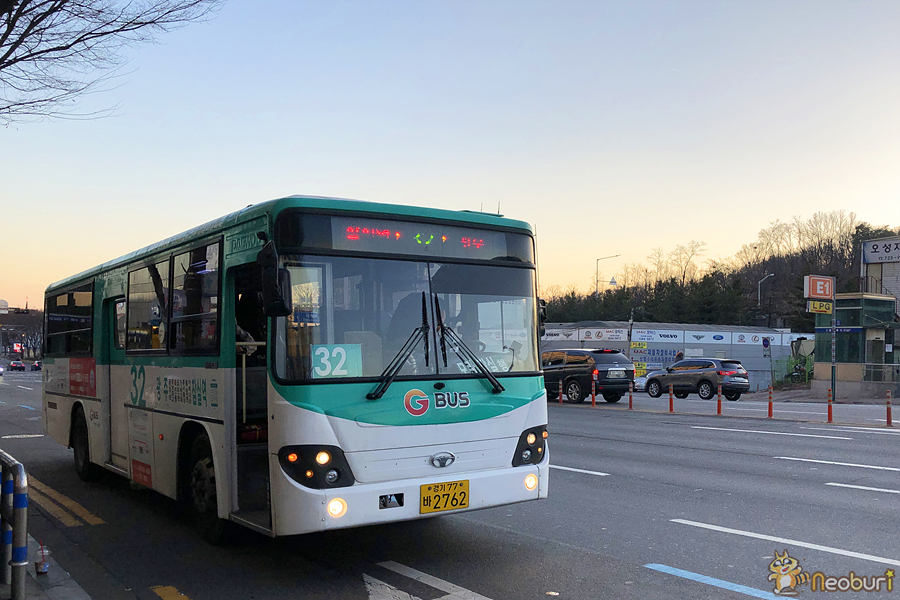 경기시내 대원고속 32번 버스 광주터미널경기광주역모란역 ↔ 복정역가락시장잠실역광역환승센터 노선 정보