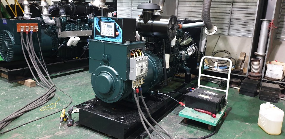 비상발전기제작 경기도 구리시 Oo빌딩 발전기제작 부하테스트 시운전 동영상 신품 두산 300kw 네이버 블로그