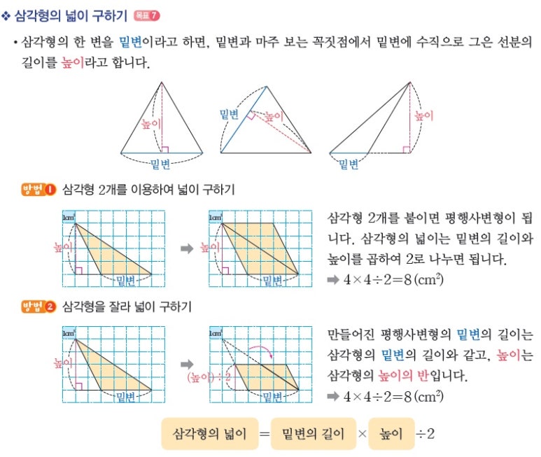 초5 다각형의 둘레와 넓이 : 네이버 블로그