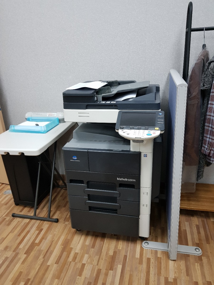 대전 흑백복사기 임대 미놀타 Bh 028dn 밀알주간보호센터 설치후기 네이버 블로그