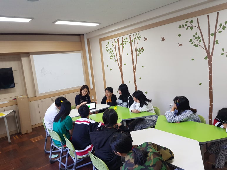 망미중학교 친구들과 함께 푸드아트테라피수업 네이버 블로그