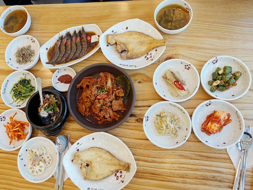 김포 운양동 맛집 매화쌈밥 간장새우 제육볶음 무한리필 쌈밥집 네이버 블로그
