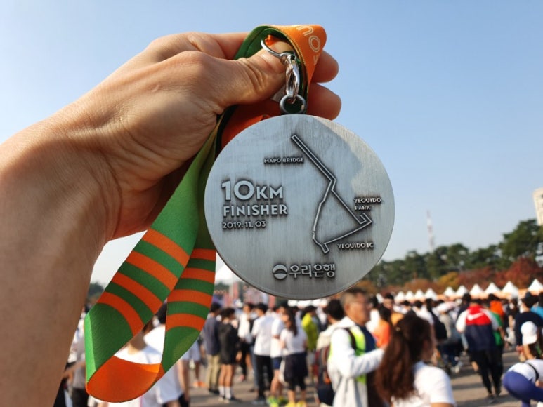 [jtbc 서울 마라톤 10km 완주] 대회 준비와 후기 ['달리자 나답게' 1시간 04분] : 네이버 블로그