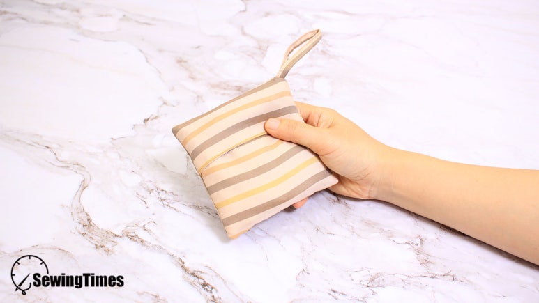 Diy 접어서 포켓에 쏙 넣는 에코백 만드는 방법 2사이즈 안감없는 장바구니 만들기 소잉타임즈 네이버 블로그