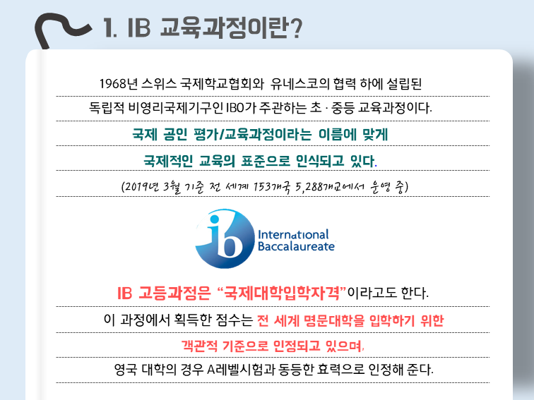 Ib교육과정 1편 국제 바칼로레아 교육이란 네이버 블로그