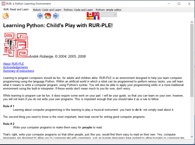 파이썬 RUR-PLE 설명 및 다운로드 : 네이버 블로그