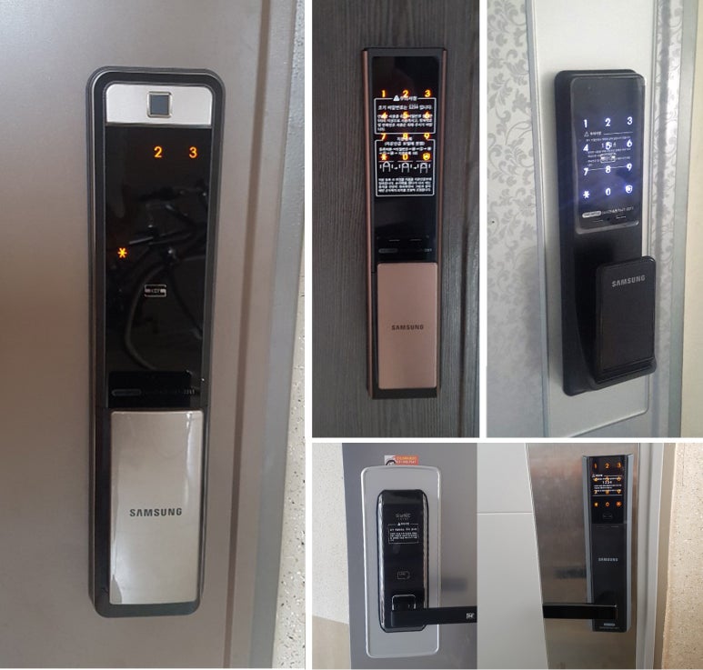 [파주금촌 풍림아파트]삼성 비디오폰 SHP-HB700, 삼성 도어락 SHP-DP960 설치 후기 : 네이버 블로그