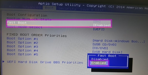 UEFI 펌웨어 설정 생성 방법. : 네이버 블로그