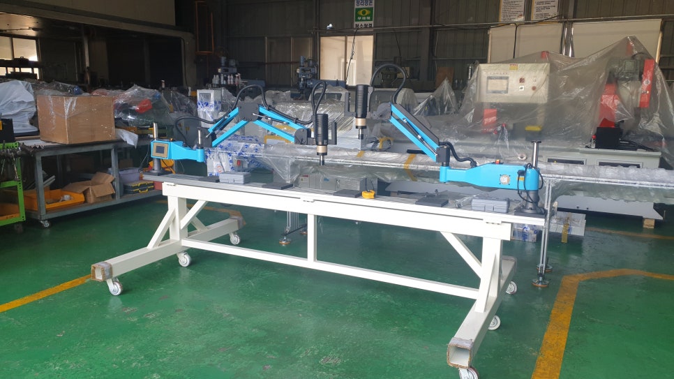 CNC 전동 서보탭핑기 WTM-M3-M16 모델 1100, 1500 모델 차이점 비교 : 네이버 블로그