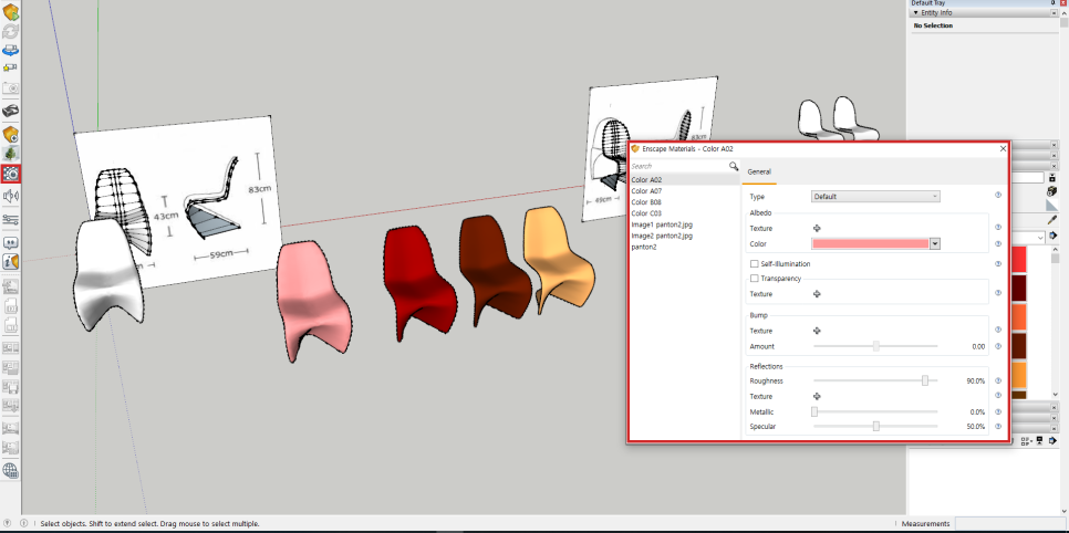 #7 Enscape Material Setting 설명(엔스케이프 재질 세팅) : 네이버 블로그