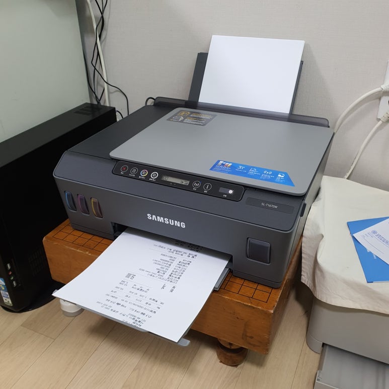 삼성 잉크젯프린터 SL-T1670W 구글클라우드프린터 설정하기 : 네이버 블로그