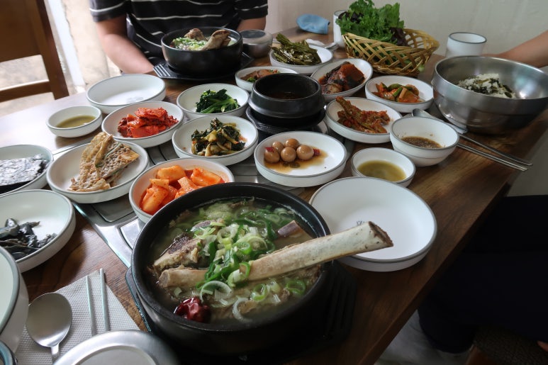 강릉 점심 맛집 통큰갈비탕 곤드레밥 And 골프채 갈비탕 후기 네이버 블로그
