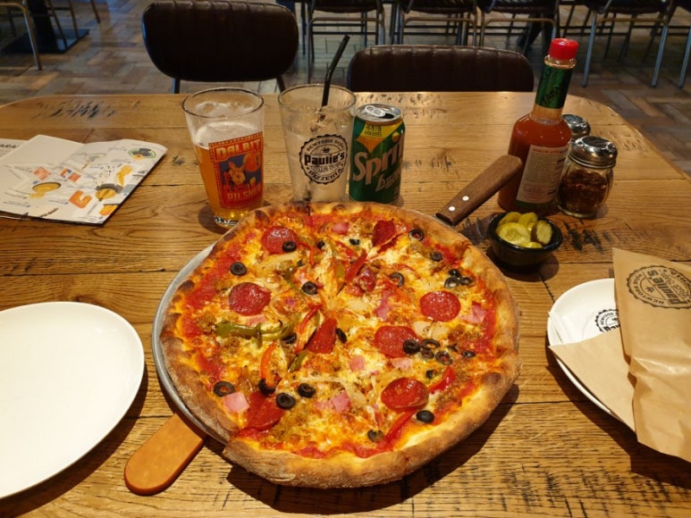 인천맛집영종도맛집 파라다이스시티 플라자 맛집 폴리스피자 네이버 블로그