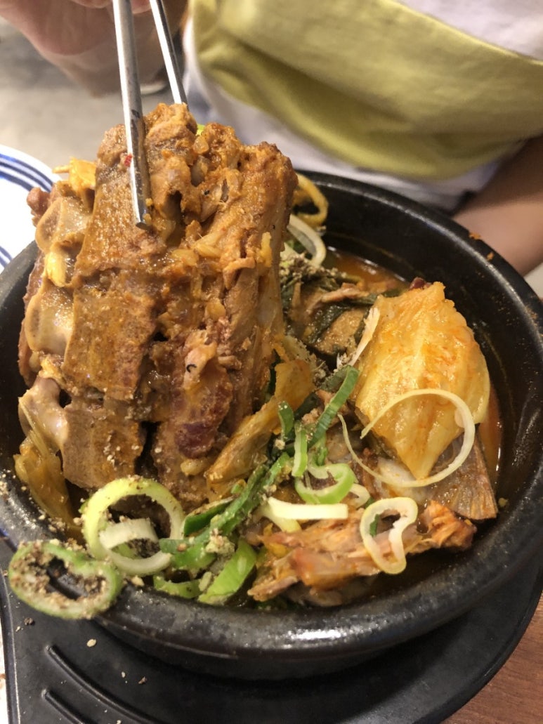 문정동 맛집 문정법조단지 뼈해장국 맛집 행복한 순정 감자탕 2호점 네이버 블로그
