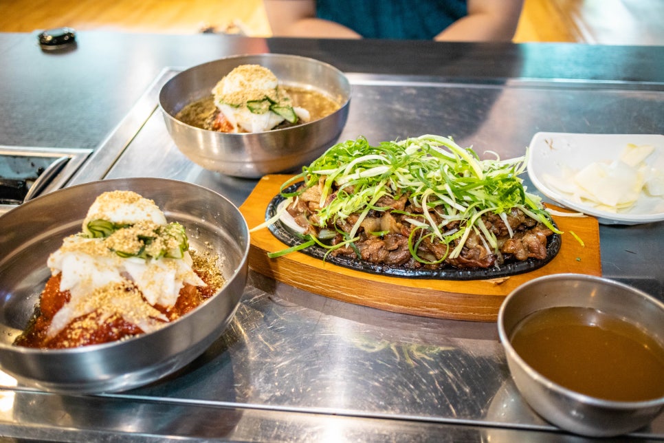 대전 가오동 맛집 따숨 숯불고기 주는 냉면 점심 특선 네이버 블로그
