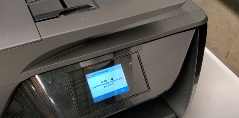 hp 오피스젯 6978, 6962 에서 use setup cartridges 에러 나올 때 대처 방법[프린터수리/판매/임대/전산 ...