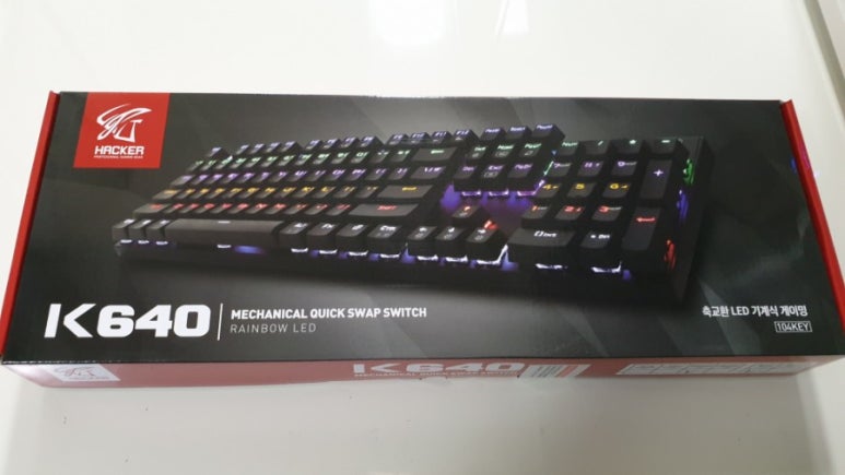 앱코 Abko 기계식키보드 게이밍키보드 K640 갈축, 화려한 Led 효과 기능 설정 변경 매뉴얼 : 네이버 블로그