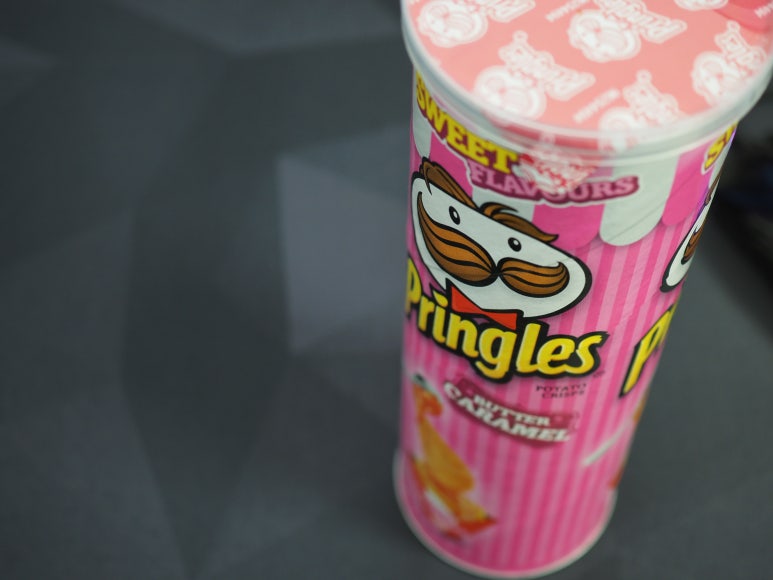 감자과자의 정석 프링글스 버터카라멜 맛 네이버 블로그
