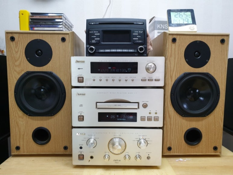 아남 미니 컴퍼넌트 오디오 델타 클래식 AA-77 : 네이버 블로그